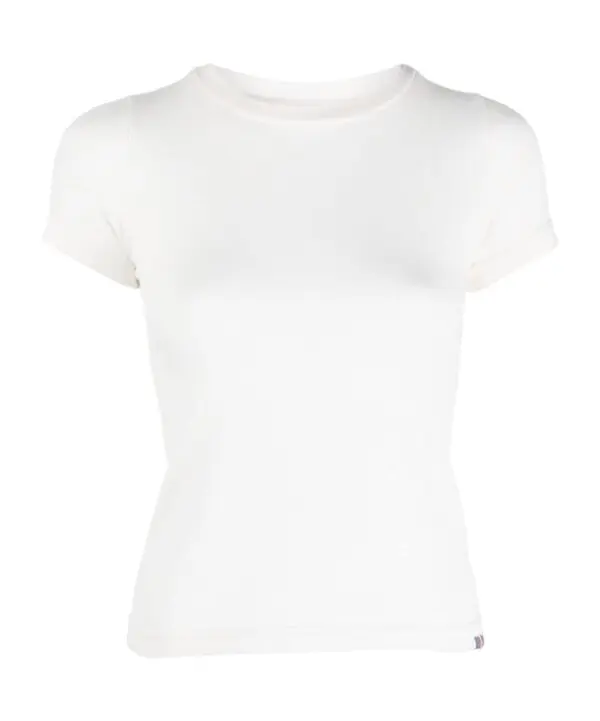 Extreme Cashmere Crew-neck Short-sleeve T-shirt - White