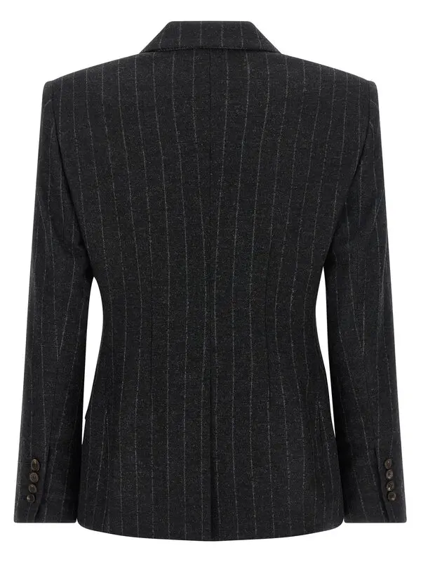 Brunello Cucinelli Lapel Long-sleeved Suit Jacket