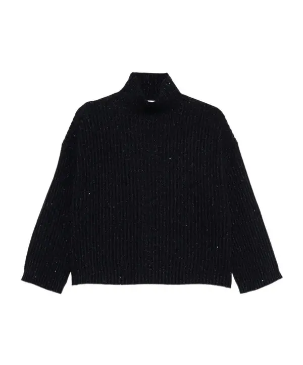 Brunello Cucinelli Ribbed Sequin-embellished Knit - No