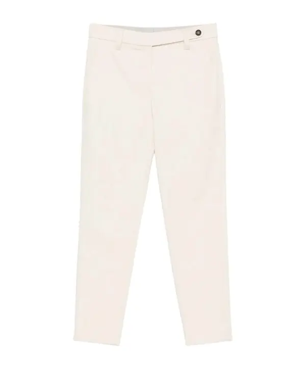 Brunello Cucinelli Slim-fit Button-fastening Trousers - No