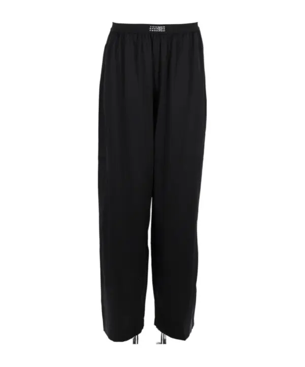 MAISON MARGIELA Elastic-waist Casual Trousers - Black