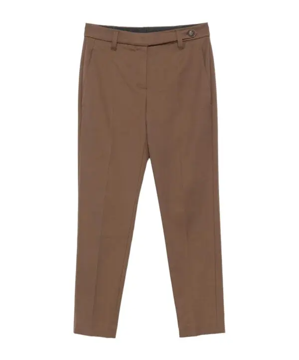 Brunello Cucinelli Belt-loop Cropped Trousers - No
