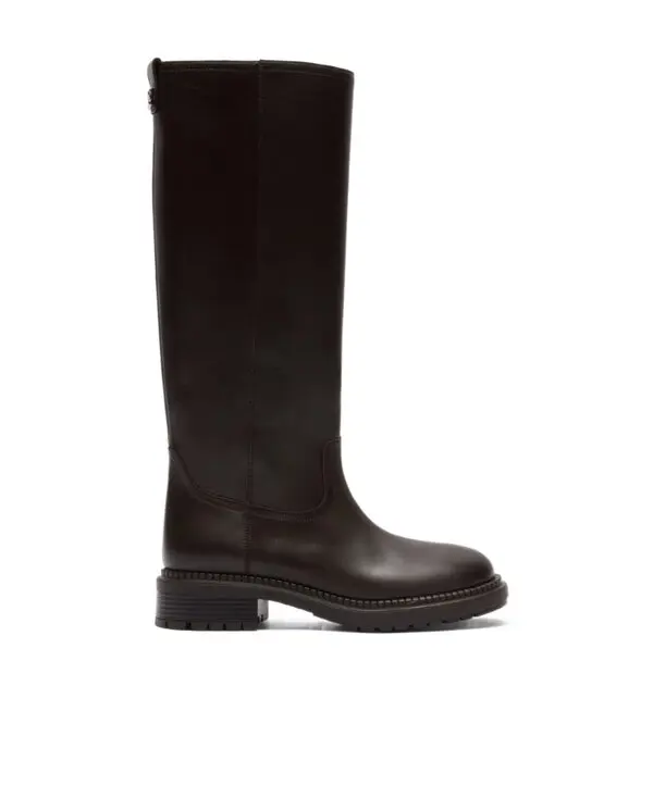 Casadei Concept Symphony Lug-sole Boots - Carob