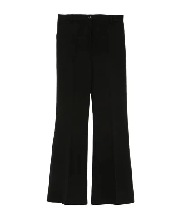 Pinko Plain-coloured Palazzo Trousers - No