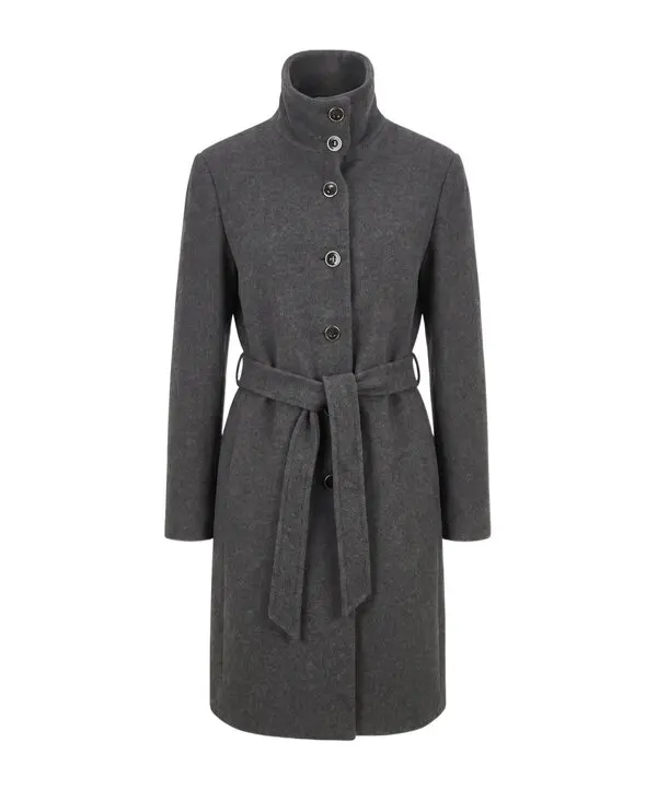 Pinko Belted Button-down Coat