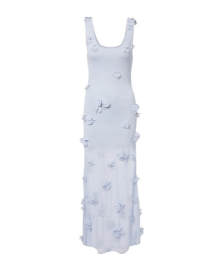 Simkhai Floral Appliqué Gown