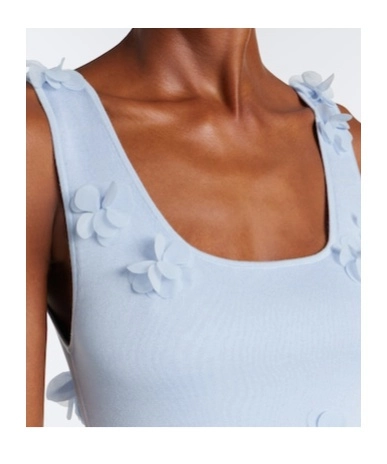 Simkhai Floral Appliqué Gown