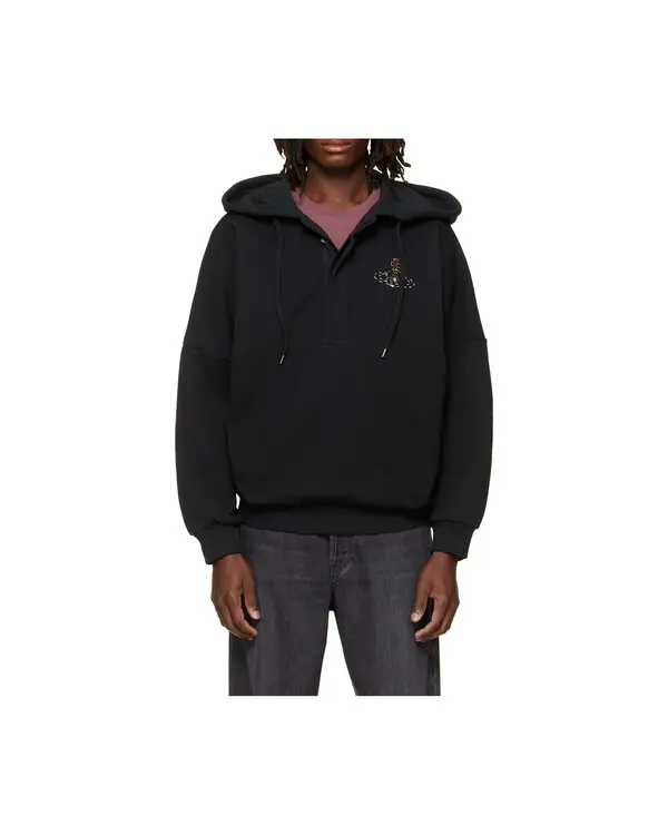 VIVIENNE WESTWOOD Batwing Logo Hoodie - Black