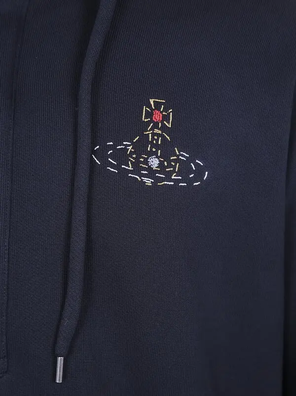 VIVIENNE WESTWOOD Batwing Logo Hoodie - Black
