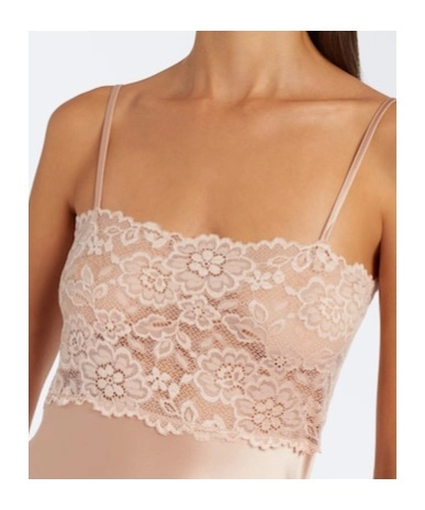 AYA MUSE Myra Lace And Satin Gown