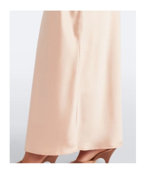AYA MUSE Myra Lace And Satin Gown