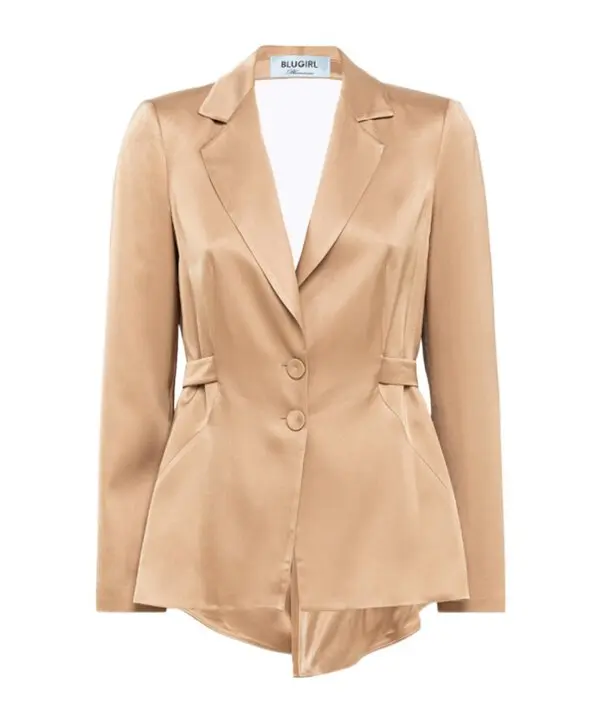BLUGIRL Cut-out Belted Blazer