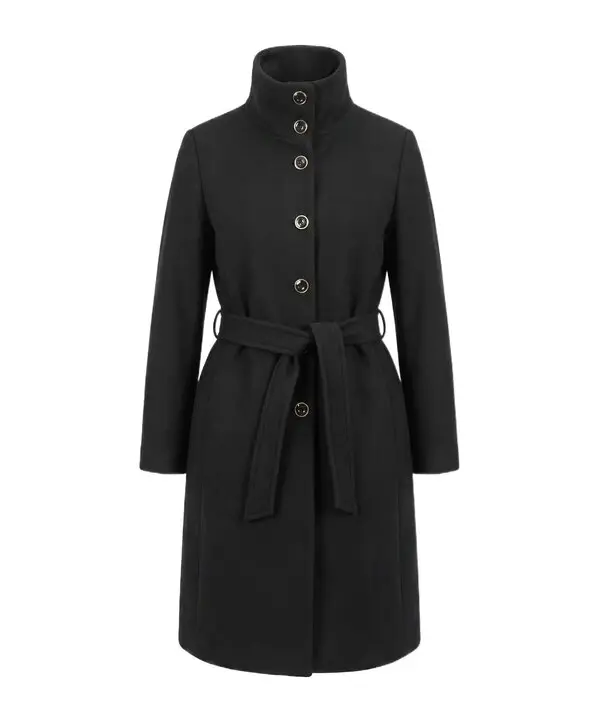 Pinko Belted Button-down Coat