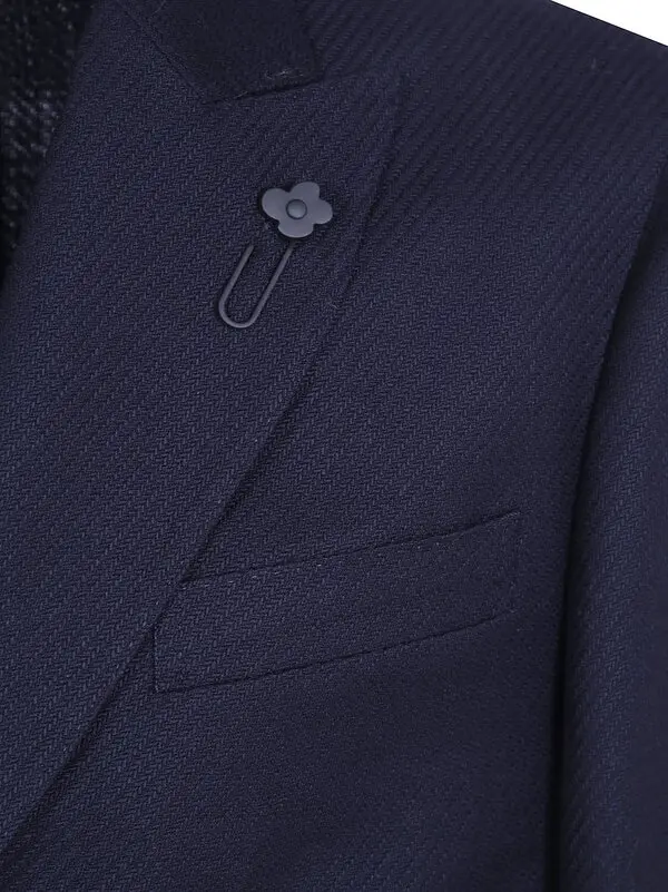 LARDINI Double Breasted Tailored Jacket