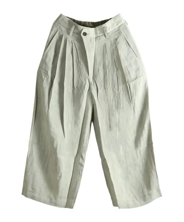 ZIGGY CHEN Casual Trousers With Belt Loops - White