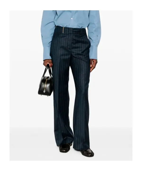 Peserico Pinstripe-pattern Trousers