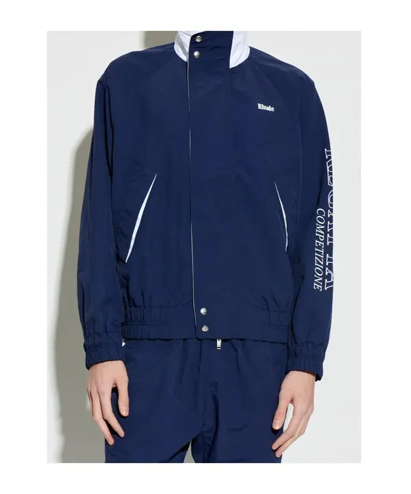 Rhude Logo Stand Collar Jacket