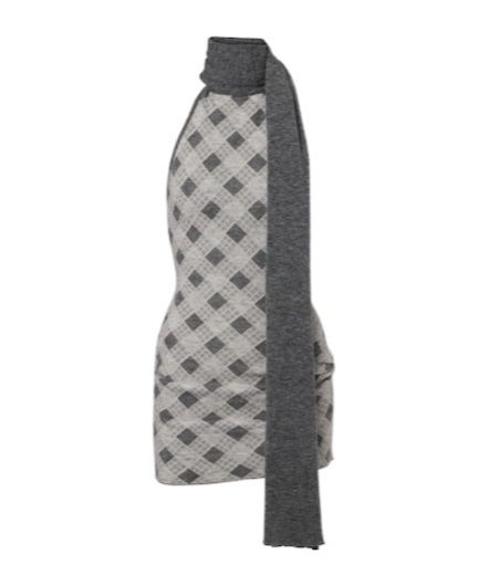 AYA MUSE Axis Wool-blend Minidress