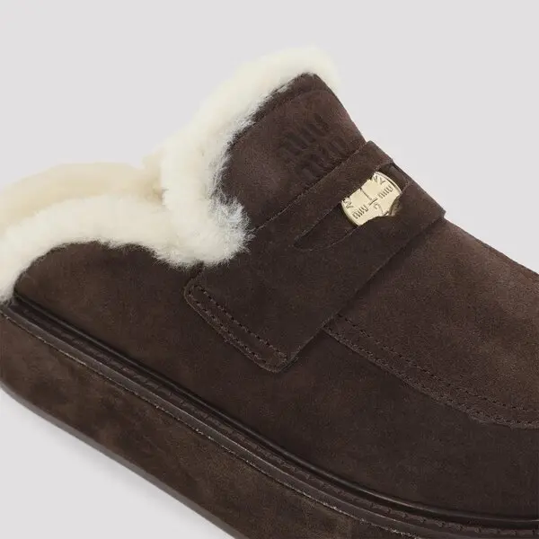 Miu Miu Round-toe Mules