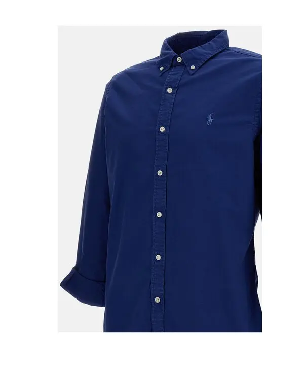 Polo Ralph Lauren Garment-dyed Oxford Shirt - Blue