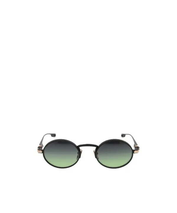 Chrome Hearts Full-rim Round Frame Sunglasses