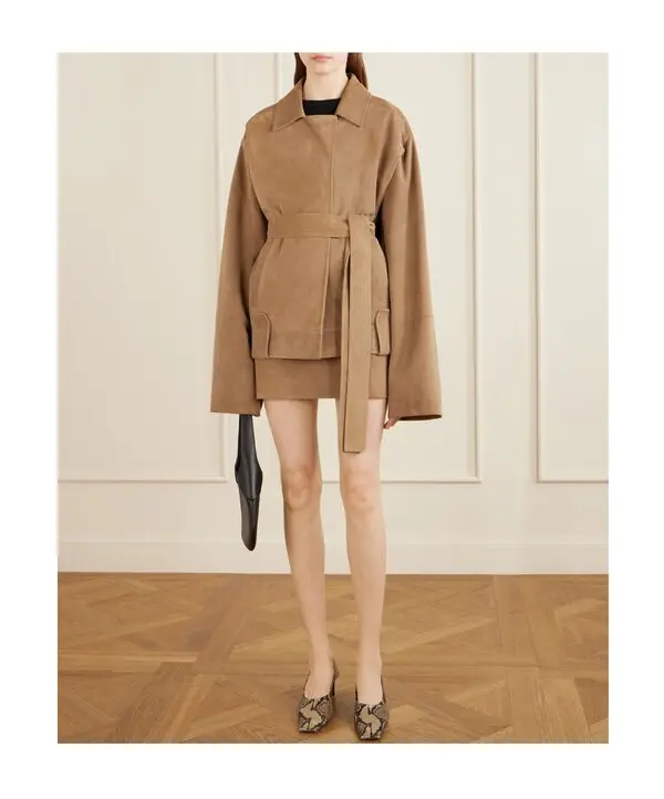 Khaite Alder Belted Jacket