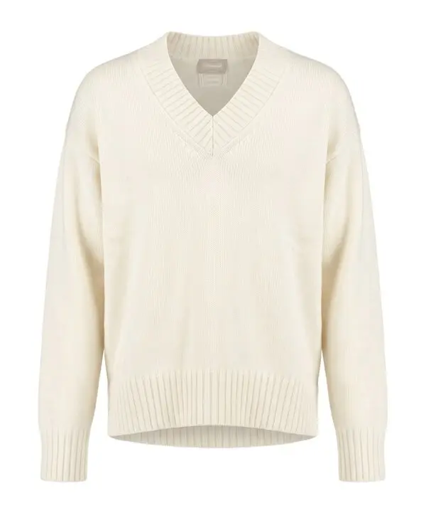 DRUMOHR Long Sleeve V-neck Sweater