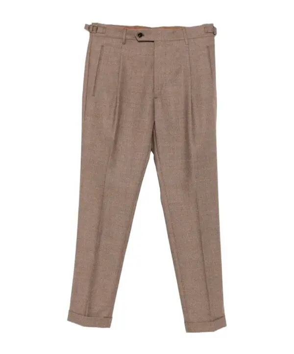 BERWICH Pleated Wool Trousers