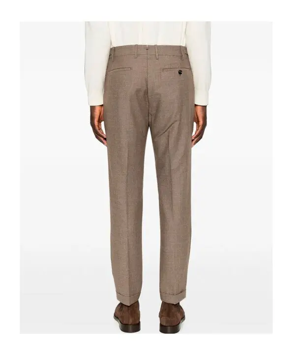 BERWICH Pleated Wool Trousers