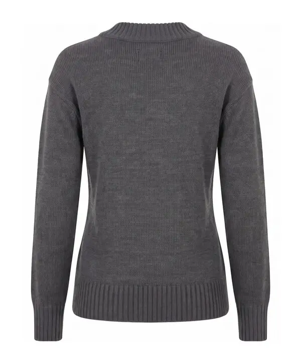 DRUMOHR Long Sleeve V-neck Sweater