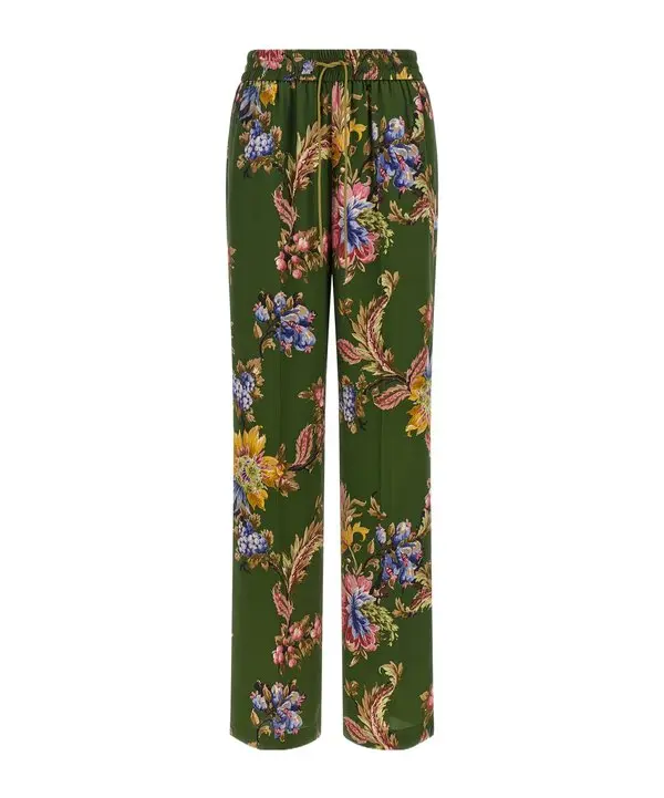 Etro Floral Print Trousers