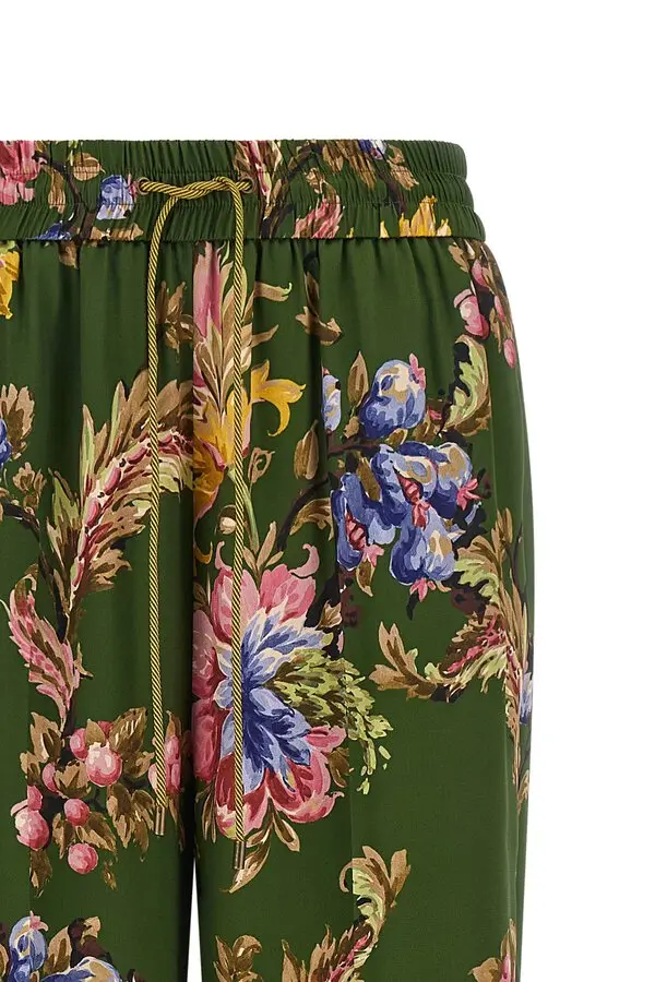Etro Floral Print Trousers