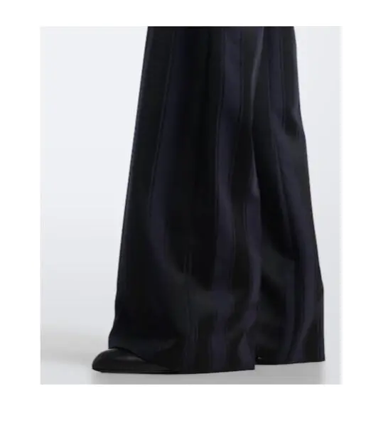 VIVIENNE WESTWOOD Ray Striped Virgin Wool Flared Pants