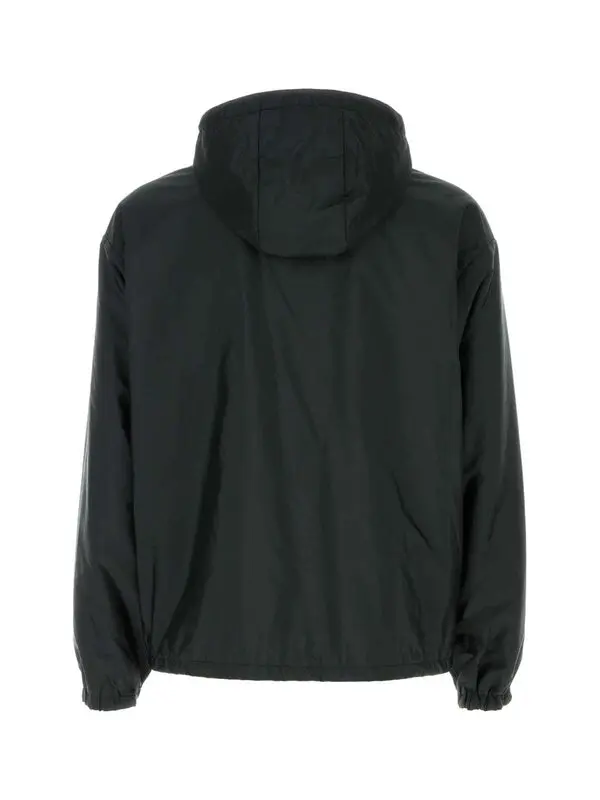Prada Zip-up Hooded Reversible Jacket