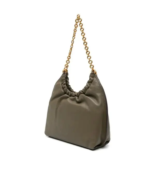 Michael Kors Logo-plaque Ruched Shoulder Bag