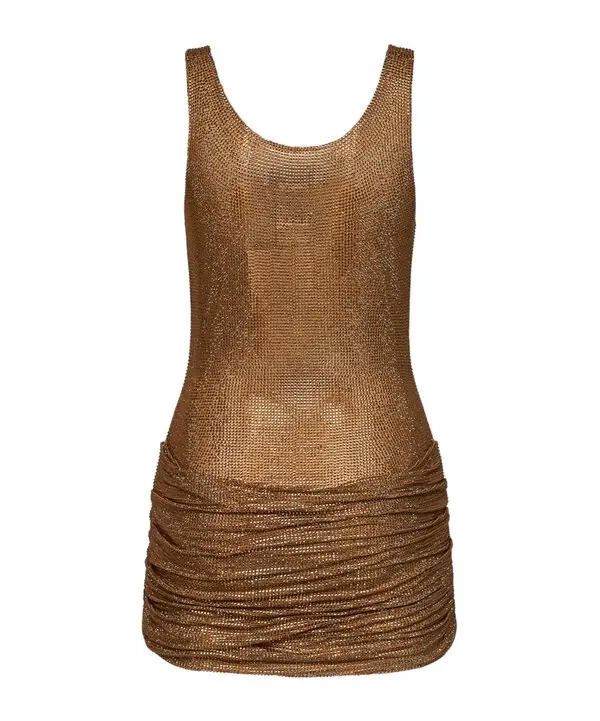 Giuseppe Di Morabito Sleeveless Embellished Mini Dress