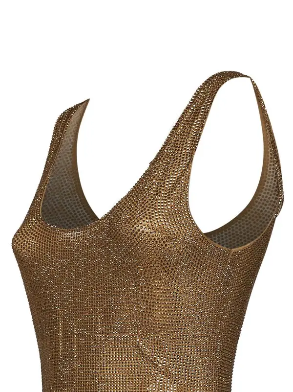 Giuseppe Di Morabito Sleeveless Embellished Mini Dress