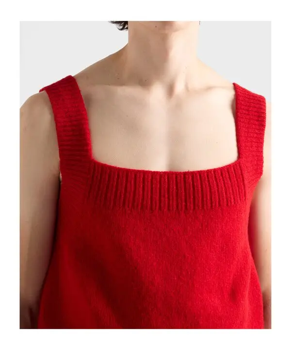 Prada Shetland Wool Tank Top