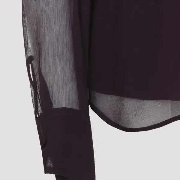 Ermanno Scervino Sheer Button-front Top