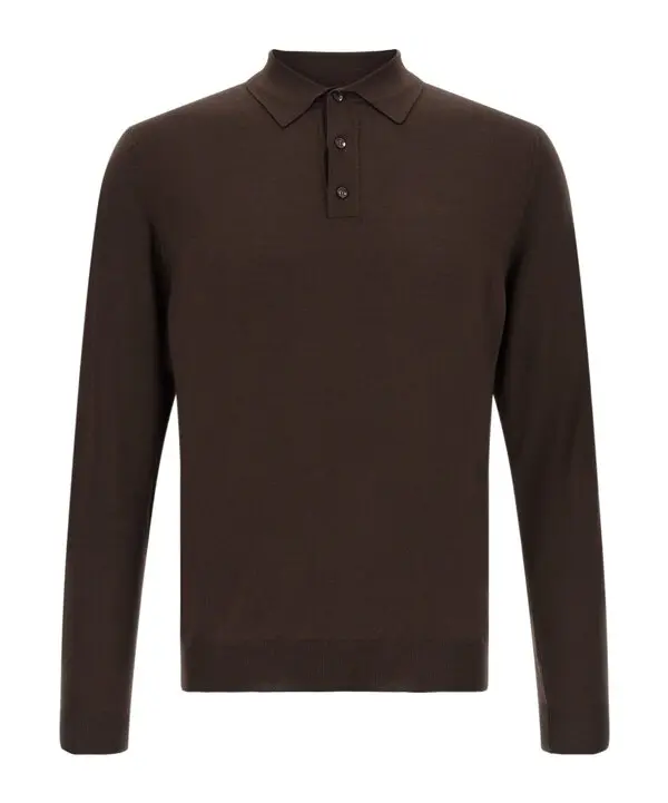 ZANONE Long Sleeve Polo Shirt