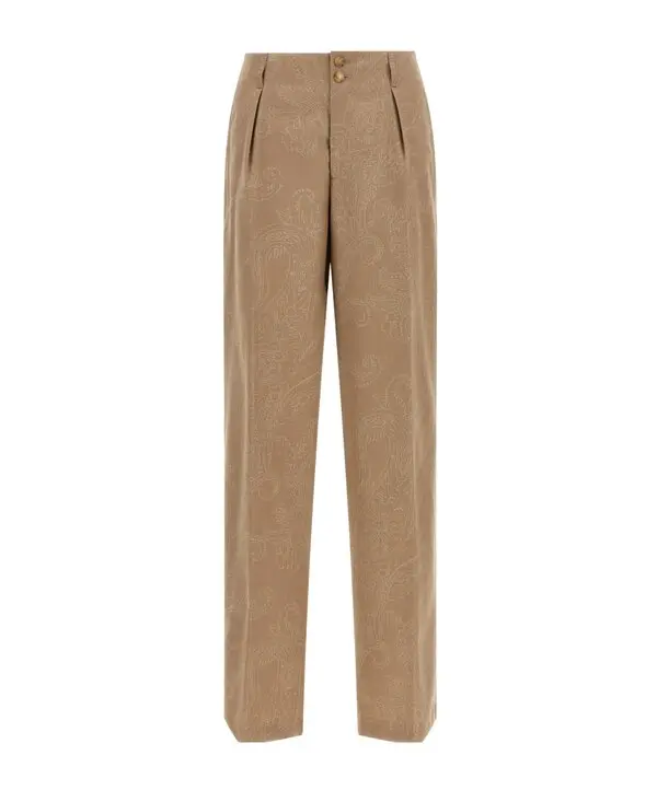 Etro Paisley Jacquard Pants