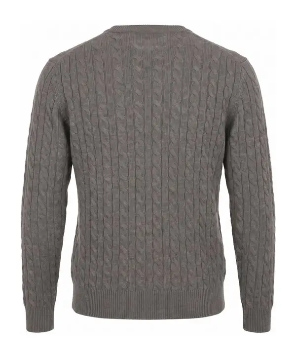Malo Long-sleeved Sweater With Ribbed Details