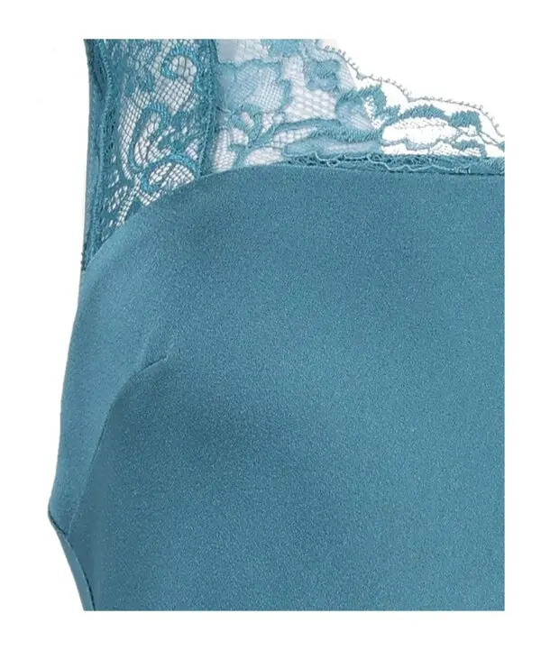 FORTE_FORTE Lace-trim Long Dress