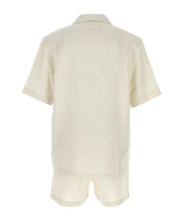 Zegna Embroidered Linen Pyjama