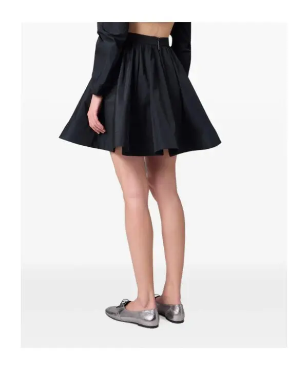 MSGM Pleated A-line Mini Skirt