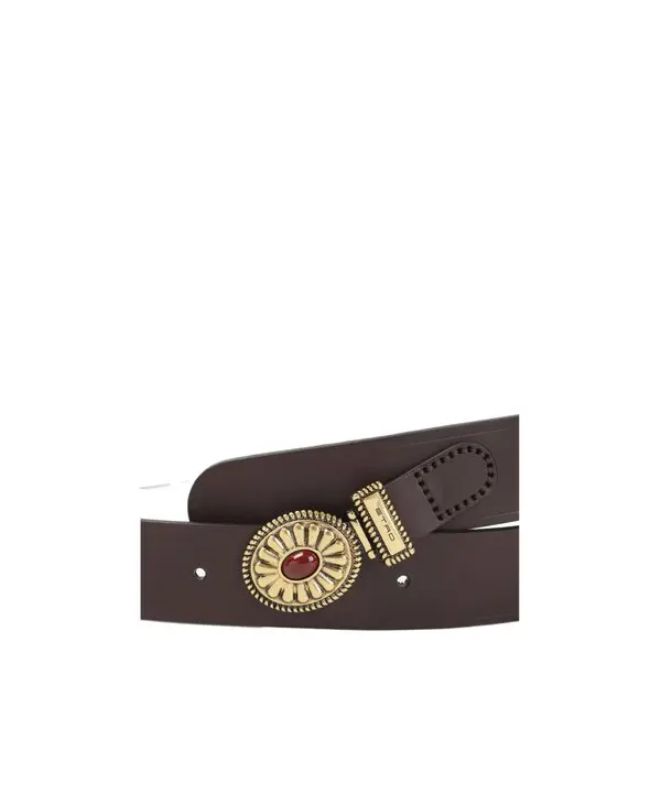 Etro Adjustable Waist Belt With Embellished Buckle