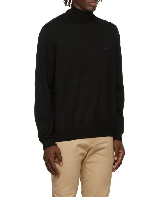 Lacoste Logo High-neck Knitted Pullover