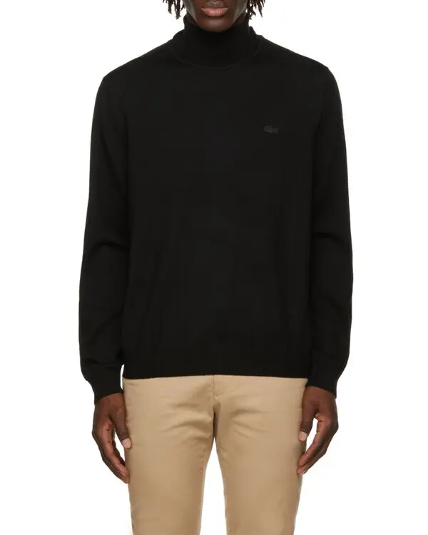 Lacoste Logo High-neck Knitted Pullover