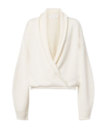 AYA MUSE Kena Cotton Wrap Top - White