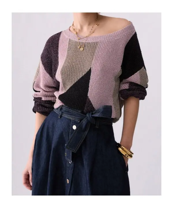 Liu Jo Sweater With Lamé Inlays